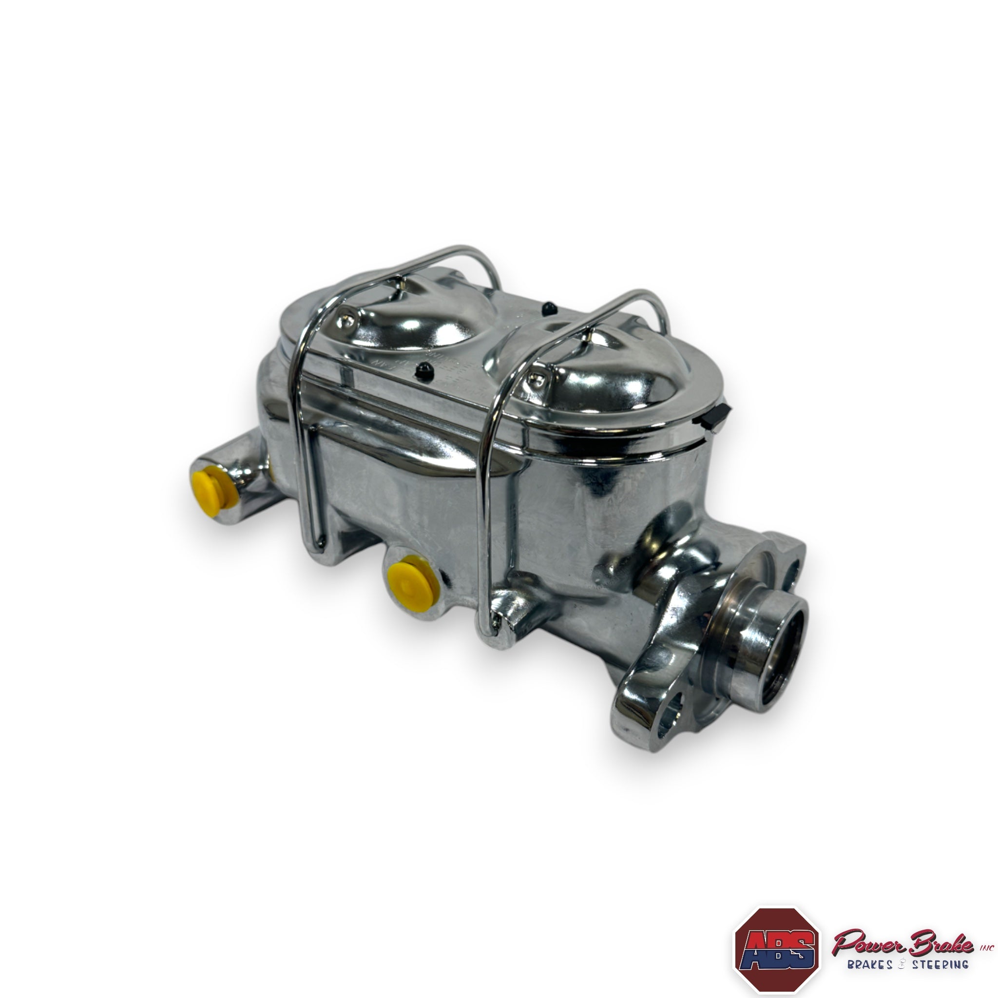 #M1372C Chrome Dual Line 1" 1/8 Dual Piston Master Cylinder – ABS Power ...
