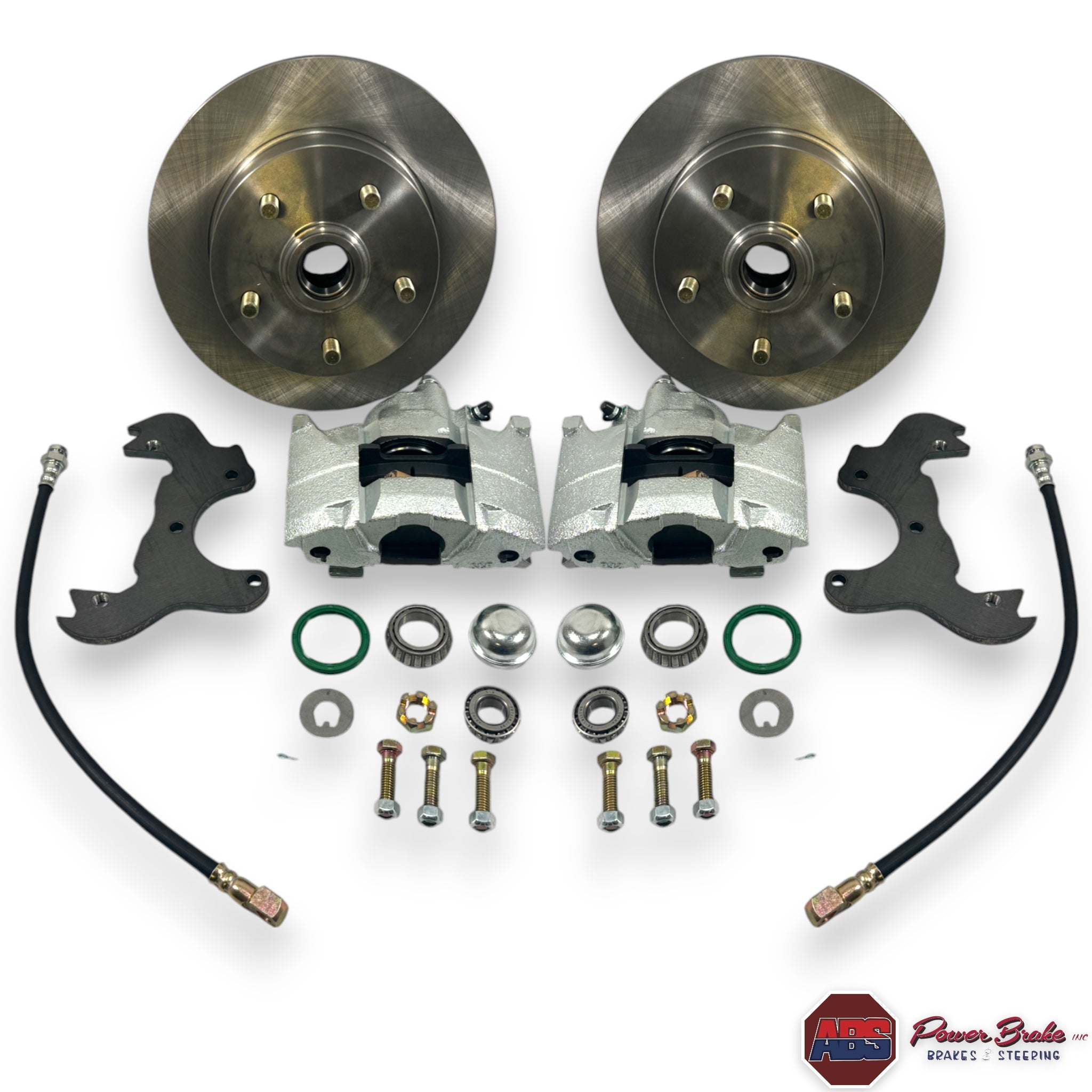 #620 1964-66 Ford Mustang 5 Lug Front Disc Brake Kit – ABS Power Brake